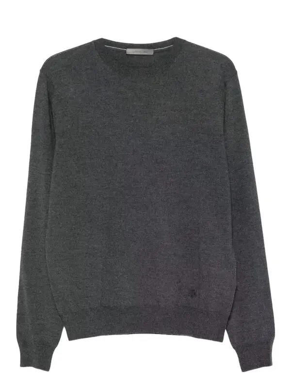 Corneliani Crew-neck Long-sleeve Sweater - Grey
