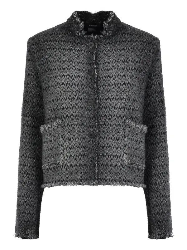 Avant Toi Distressed-effect Jacket - Grey