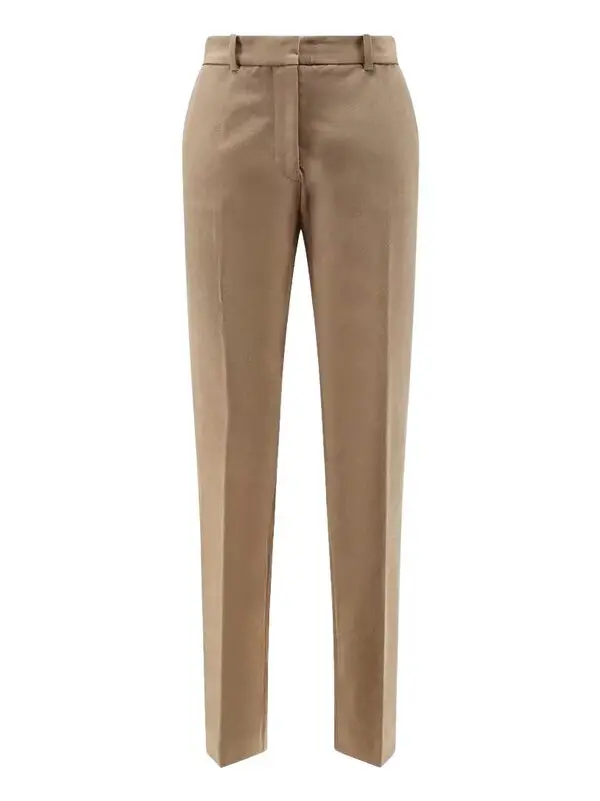 JOSEPH Coleman Pressed-crease Tailored Trousers - Brown