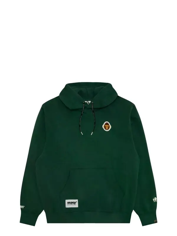 AAPE BY *A BATHING APE Logo-print Hoodie - Green