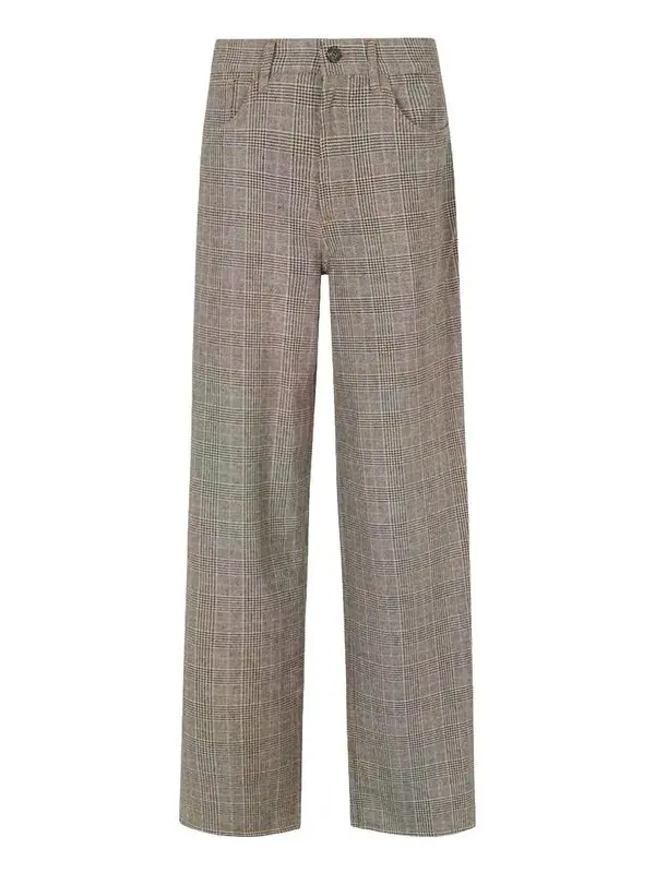 DEPARTMENT 5 Prince Of Wales Check Trousers - Grey
