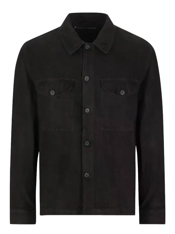 MASSIMO OSTI STUDIO Flap-pocket Shirt - Black