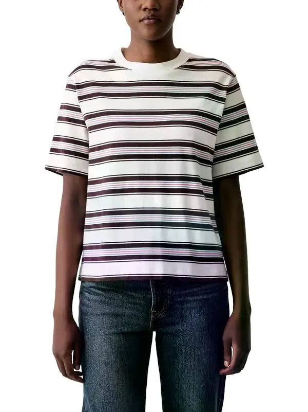 Marc O'polo Striped Short-sleeve T-shirt - Neutrals