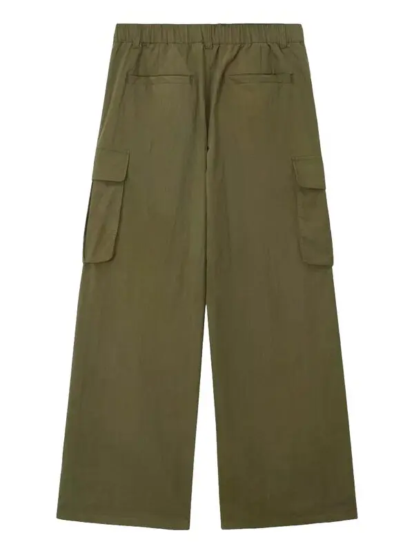 CHOCOOLATE Pleated-detail Cargo Pants - Green