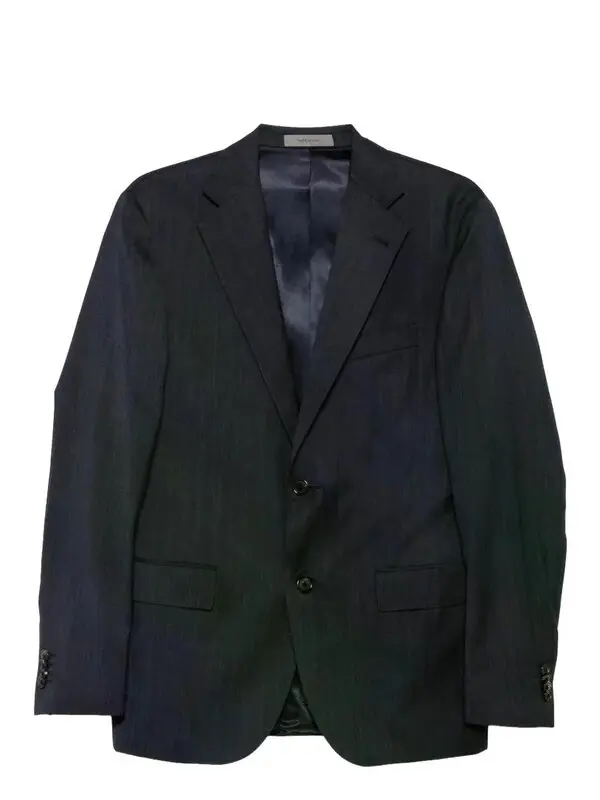 Corneliani Pinstripe Single-breasted Suit - Blue