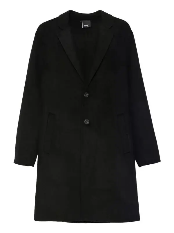 OMC Edward Single-breasted Coat - Black