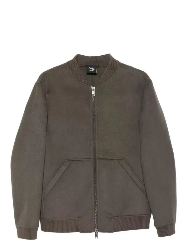 OMC Paul Zip-up Bomber Jacket - Grey