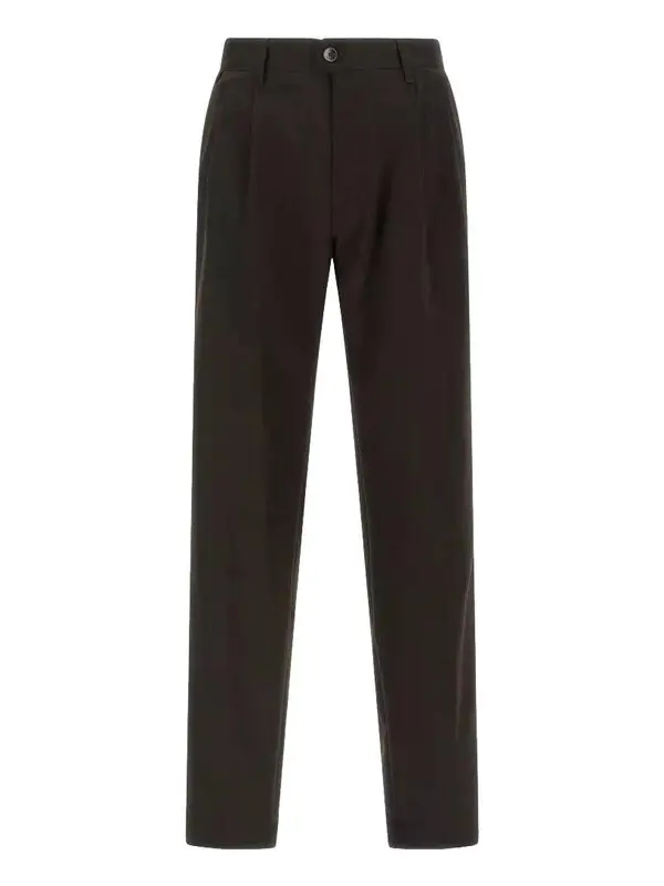 Incotex Pleated Tailored Trousers - Brown