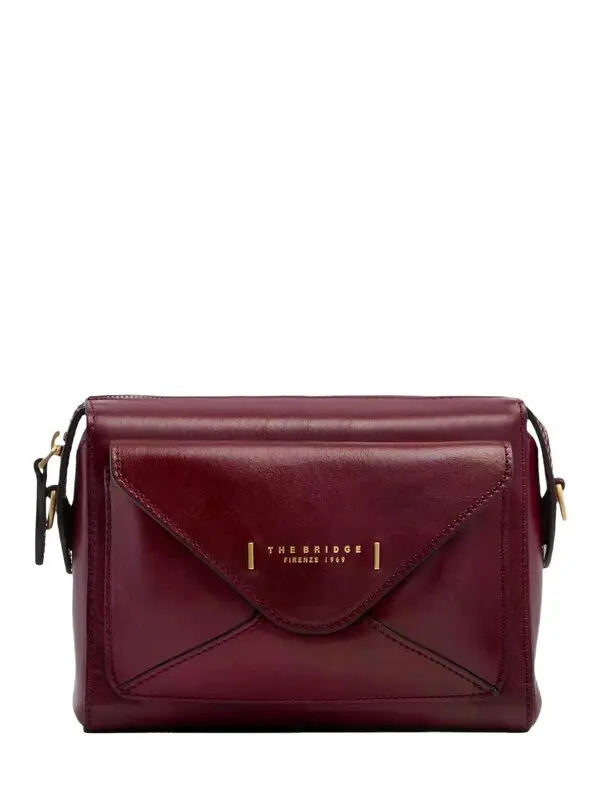 THE BRIDGE Leather Cross Body Bag - Red