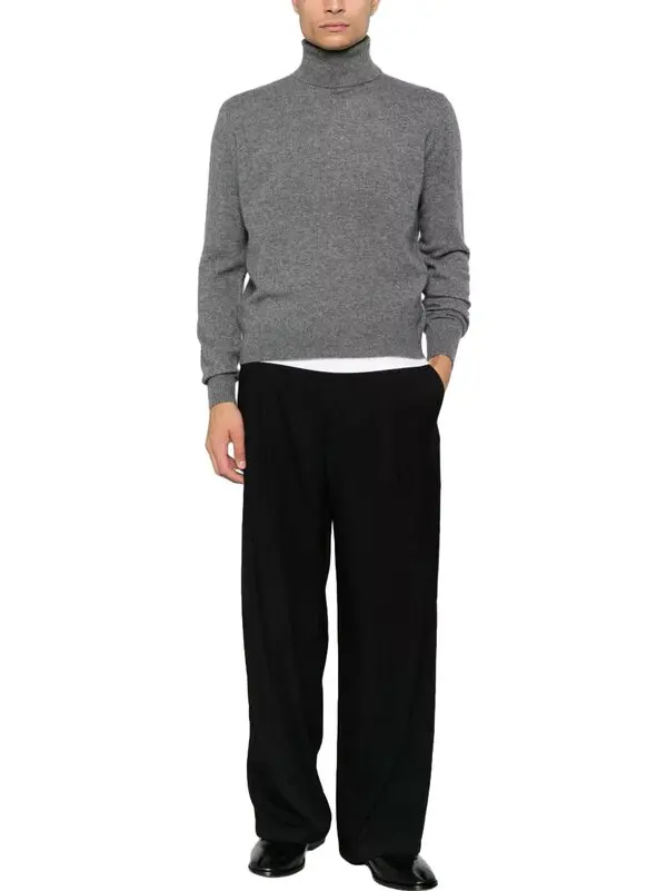 ENTIRE STUDIOS Roll-neck Knitted Sweater - Grey