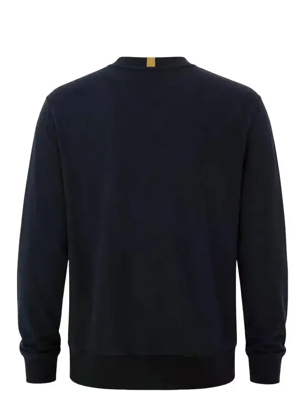 Paul & Shark Logo-print Crew-neck Sweater - Blue
