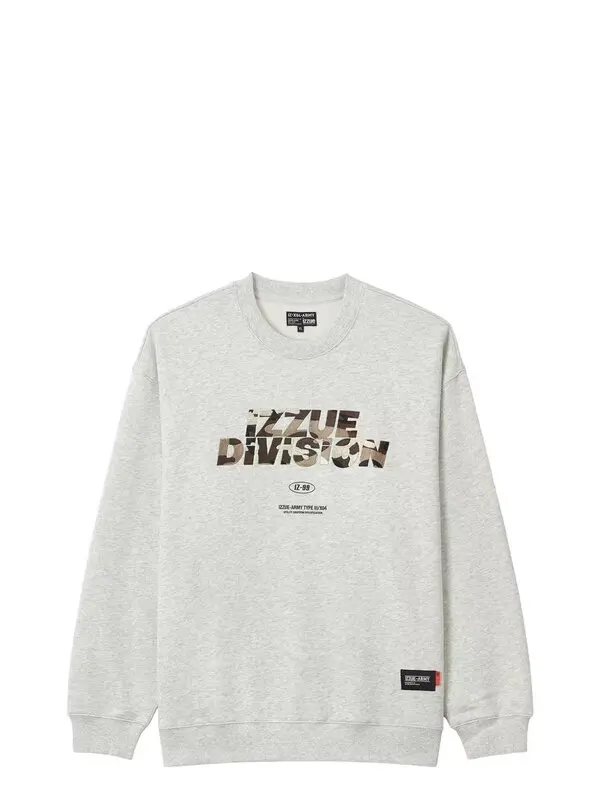 Izzue Logo-print Cotton Sweatshirt - Grey