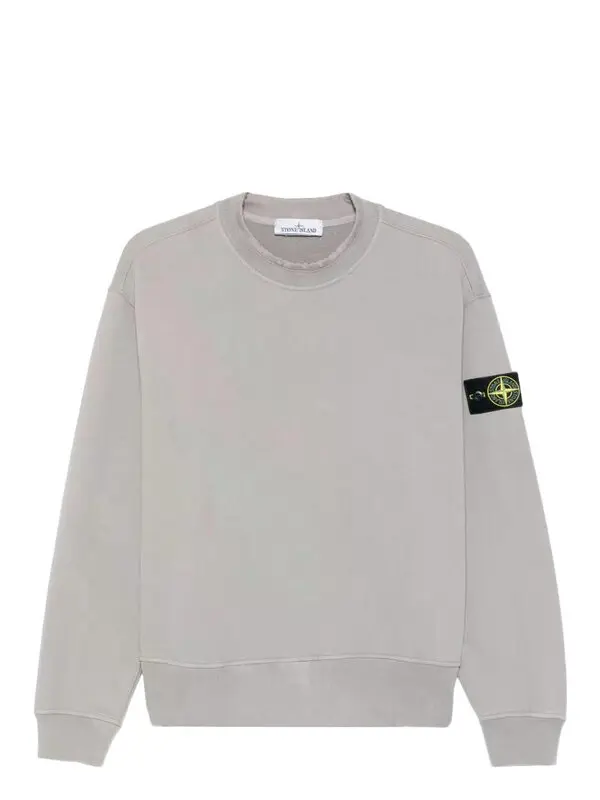 Stone Island Logo-patch Sweater - Grey