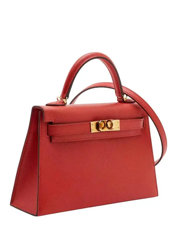 Hermès Mini Kelly Ii Sellier Cross Body Bag - Red
