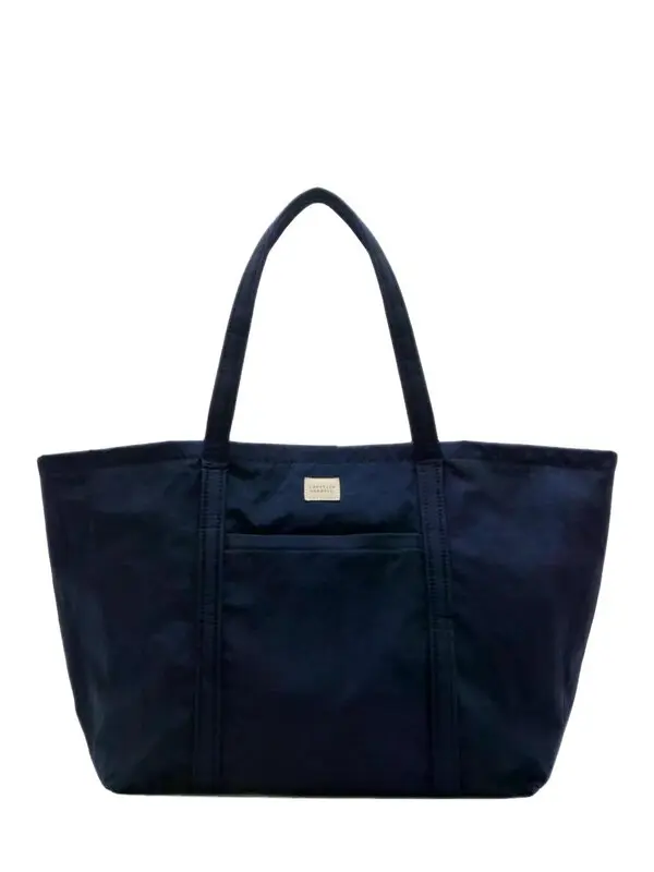 LOEFFLER RANDALL Dina Logo-patch Tote Bag - Blue