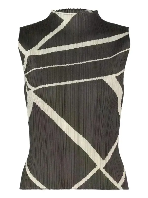 Issey Miyake Fold Line Top - Grey