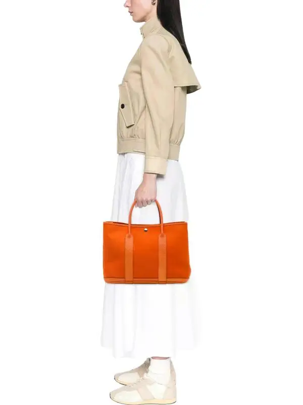 Hermès 2011 Toile And Negonda Garden Party 36 Tote Bag - Orange