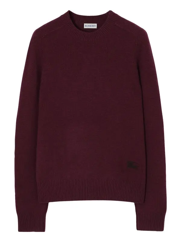 Burberry Cashmere Crew-neck Sweater - Purple