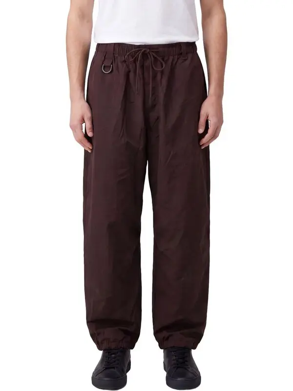 Y3 Technical Fabric Jogging Pants With 3 Stripes Logo - Grey