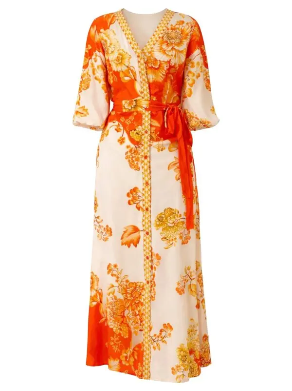 RAISHMA Michaela Dress - Orange