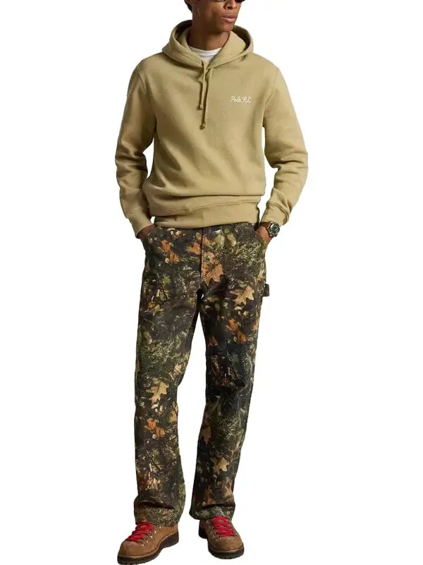 Polo Ralph Lauren Polo Bear Logo-embroidered Hoodie - Neutrals