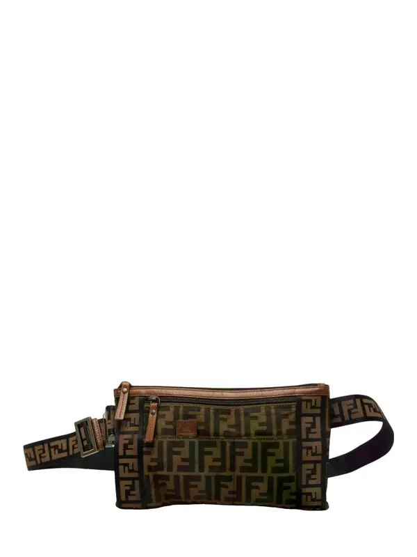 Fendi 2000-2010 Zucca Canvas Belt Bag - Brown