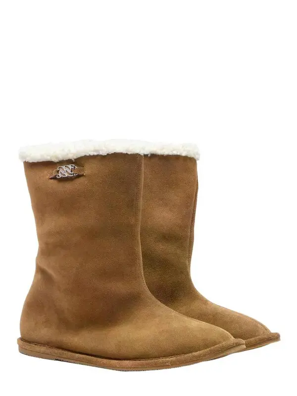 Casadei Suede Ankle Boots - Brown