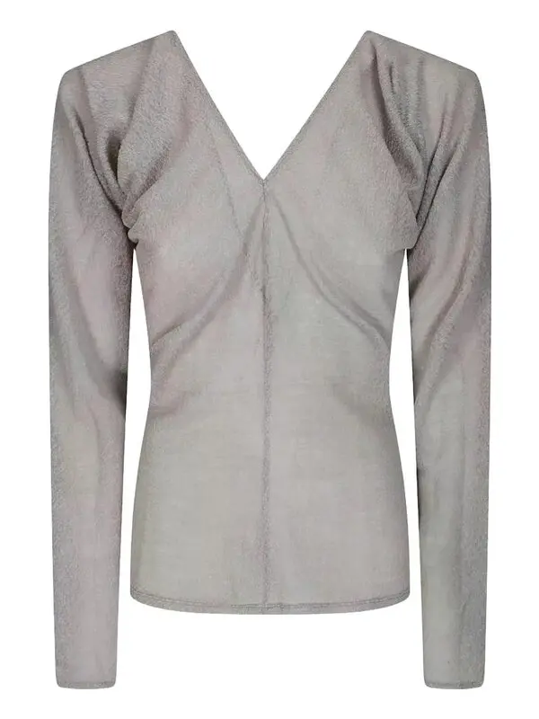 Our Legacy Cheer V-neck Sweater - Grey