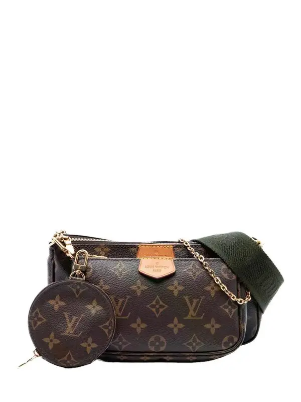 LOUIS VUITTON 2021 Monogram Multi Pochette Accessoires Satchel - Brown