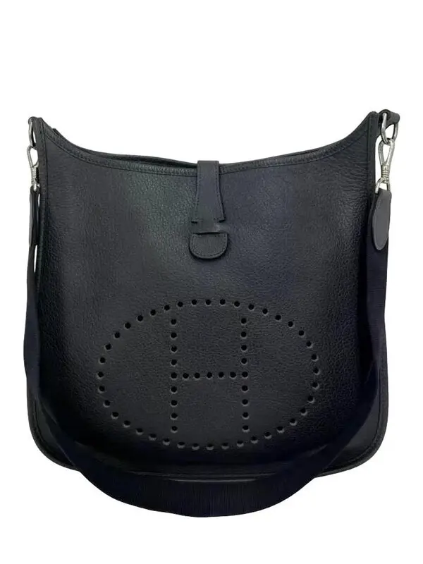 Hermès 1999 Fjord Evelyne Gm Crossbody Bag - Grey