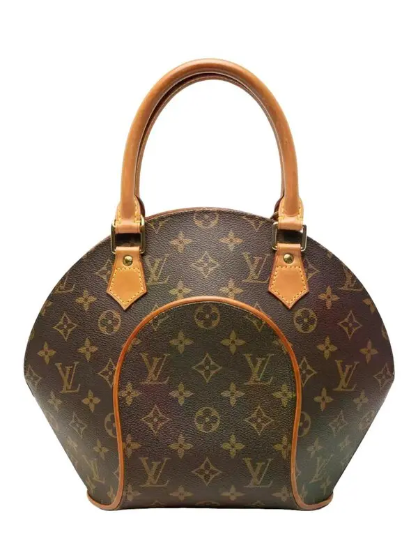 LOUIS VUITTON 2000 Monogram Ellipse Pm Handbag - Brown