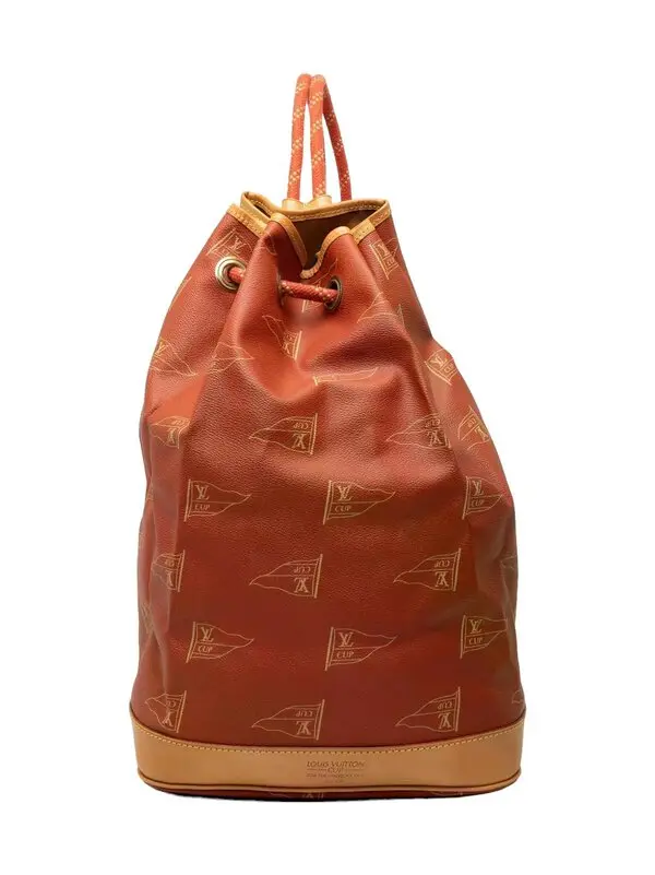 LOUIS VUITTON 1994 Americas Cup Coated Canvas Saint Tropez Backpack - Red