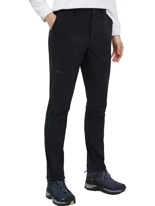 MARMOT Logo-print Panelled Trousers - Black