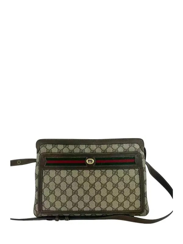 Gucci 20th Century Gg Supreme Web Crossbody Bag - Neutrals