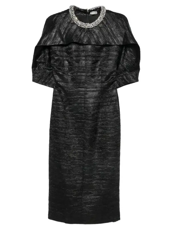 Simkhai Crystal-embellished Midi Dress - Black