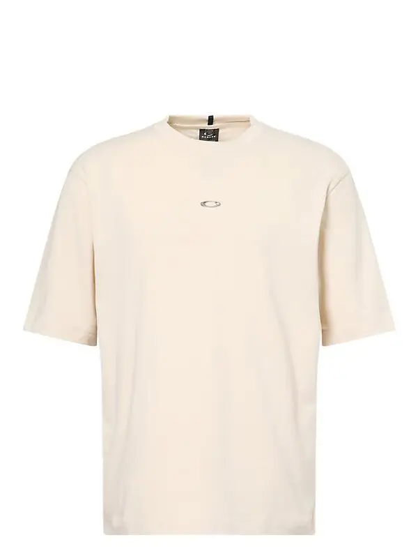 Oakley Reserve Strato Raised-logo Cotton T-shirt - Mist