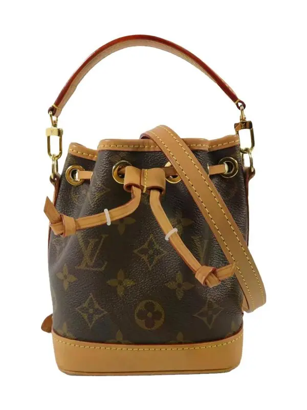 LOUIS VUITTON Nano Noeé Monogram Bucket Bag - Brown