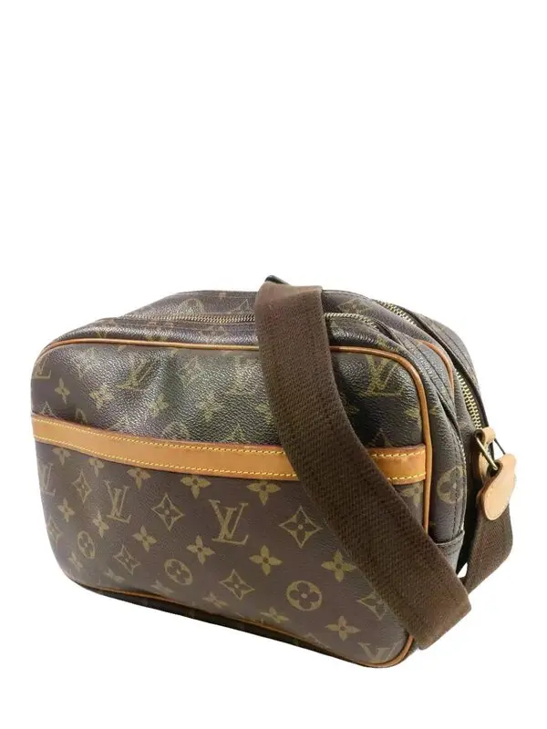 LOUIS VUITTON Reporter Pm Monogram Messenger Bag - Brown