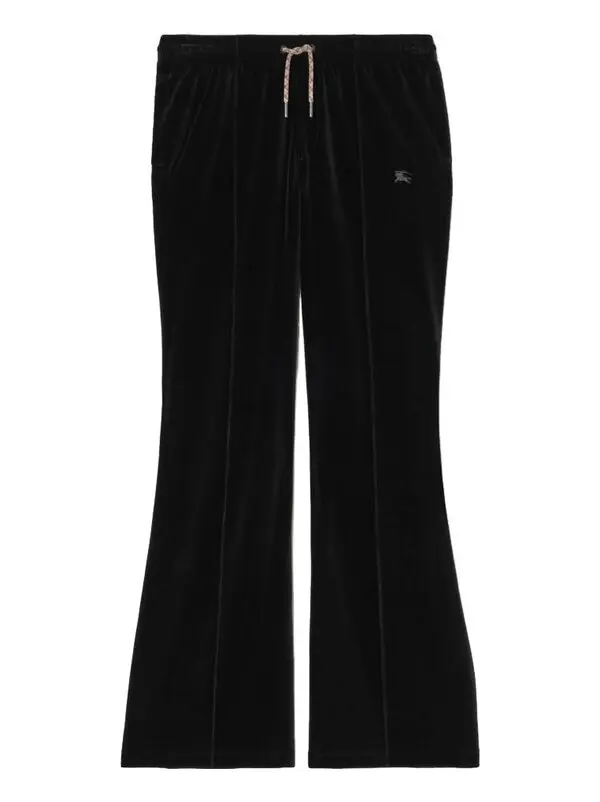 Burberry Knight Jewel Velour Track Pants - Black