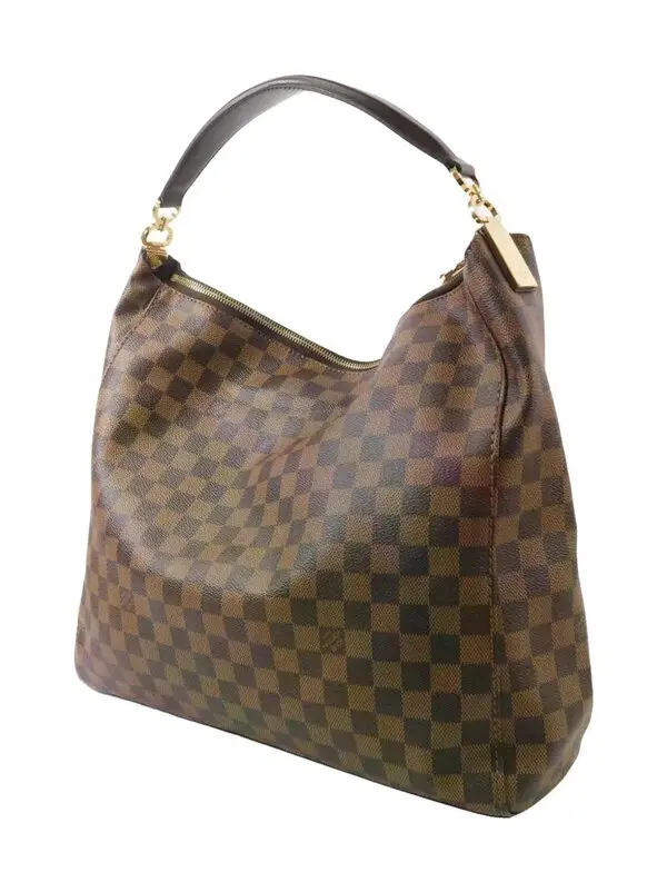 LOUIS VUITTON Pm Portobello Damier Tote Bag - Brown