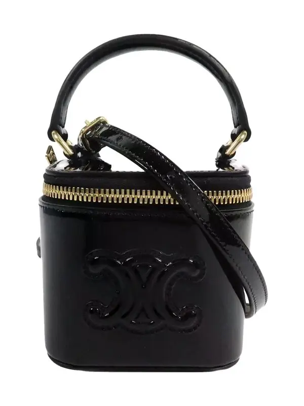 Celine Leather Shoulder Bag - Black