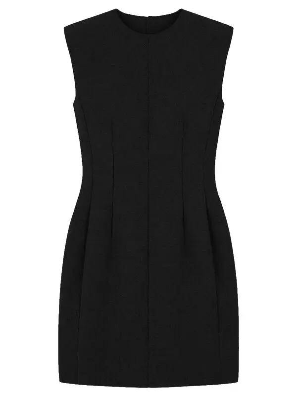 THE FRANKIE SHOP Bryn Structured Short Dress - Black
