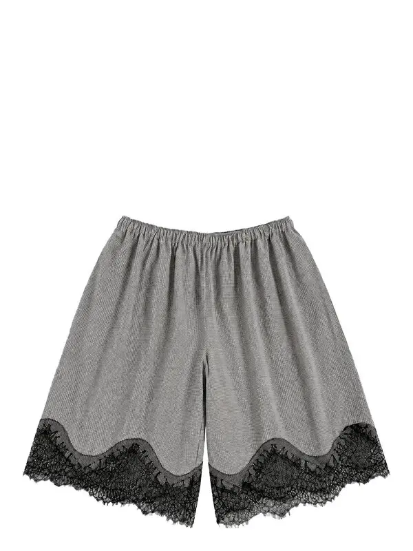 THE FRANKIE SHOP Baxter Viscose Bermuda Shorts - Grey