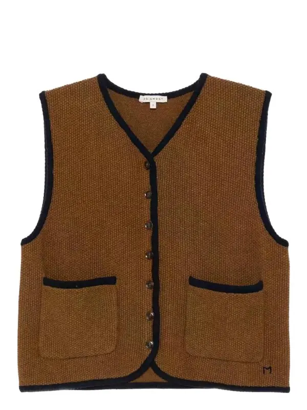 MOISMONT Angele Button-up Cardigan - Brown