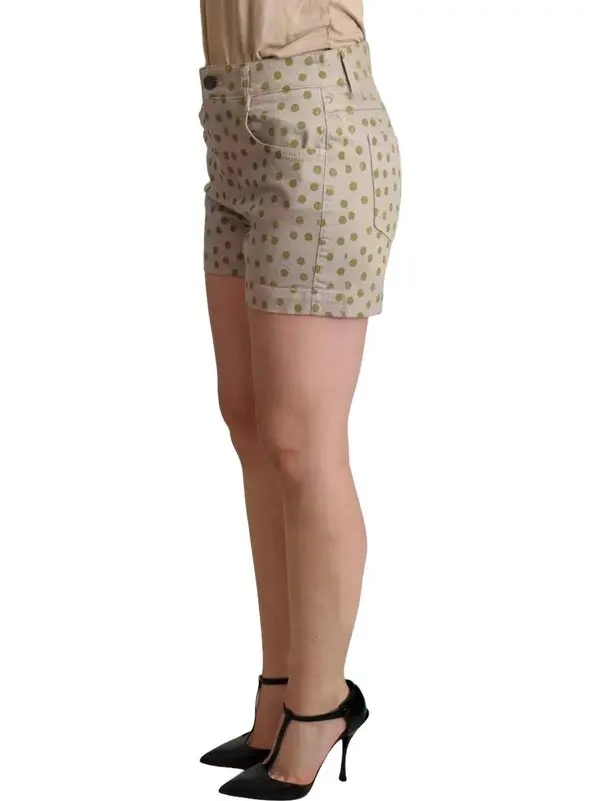 Dolce & Gabbana Polka-dot Five-pocket Shorts - Neutrals