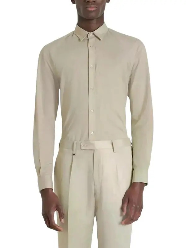 ANTONY MORATO Toledo Button-down Long-sleeve Shirt - Neutrals