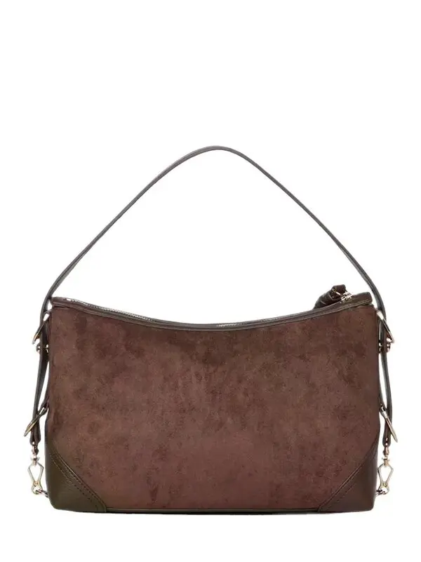 Moschino Logo-plaque Shoulder Bag - Brown