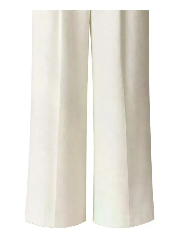 EDWARD ACHOUR PARIS Pleated Wide-leg Trousers - Neutrals