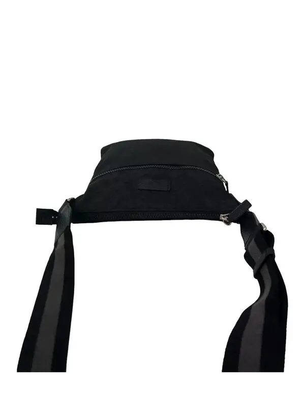 Gucci 2000-2015 Gg Nylon Web Crossbody Bag - Black