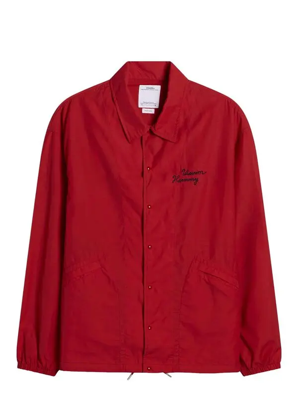Visvim Windfall Coach Jacket - Red